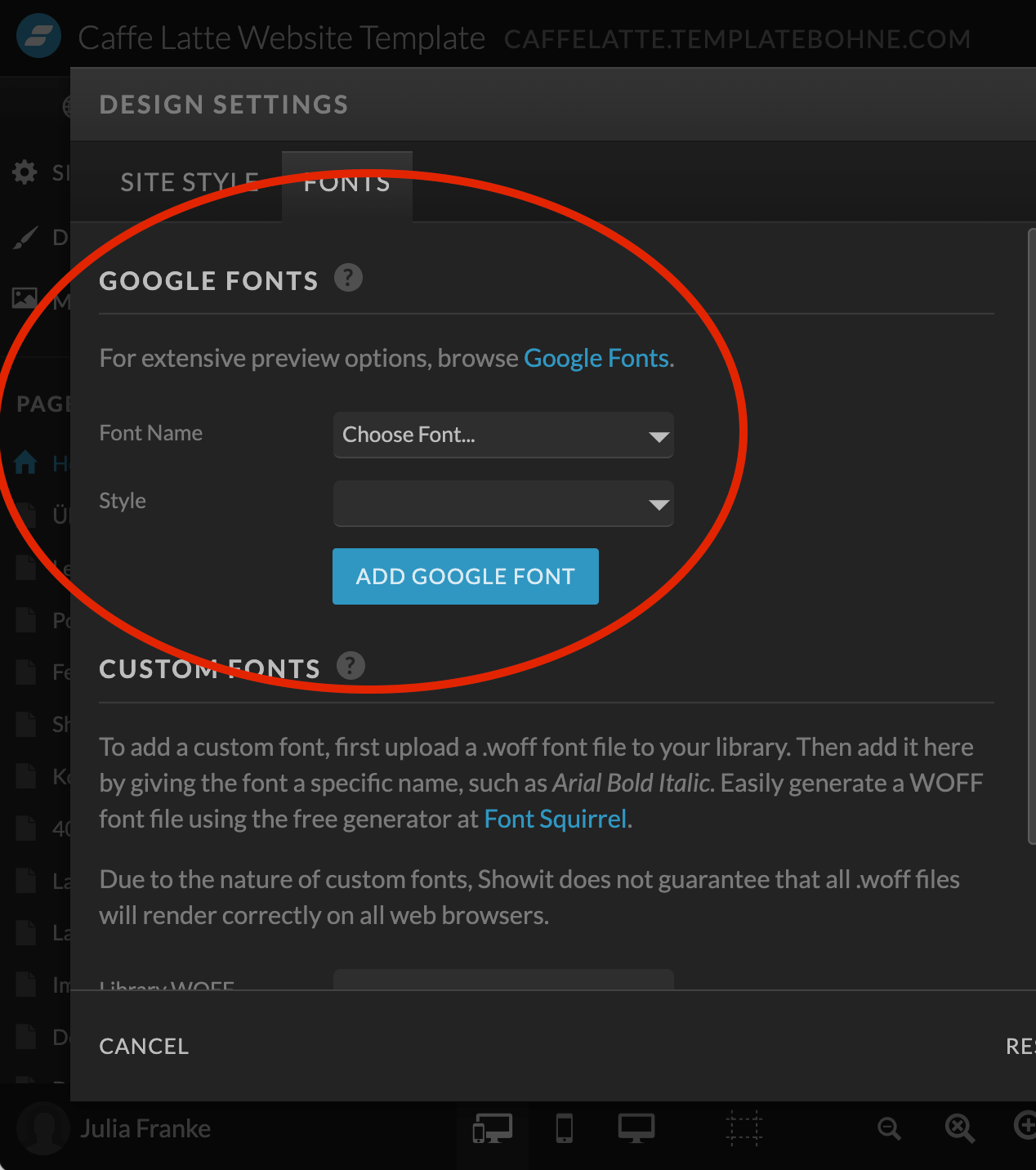 Wie du Google Fonts in deine Website RICHTIG einsetzt (DSGVO konform) - Juliafranke.design