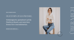 Vertikaler Text in Webseite darstellen - ohne CSS - Juliafranke.design